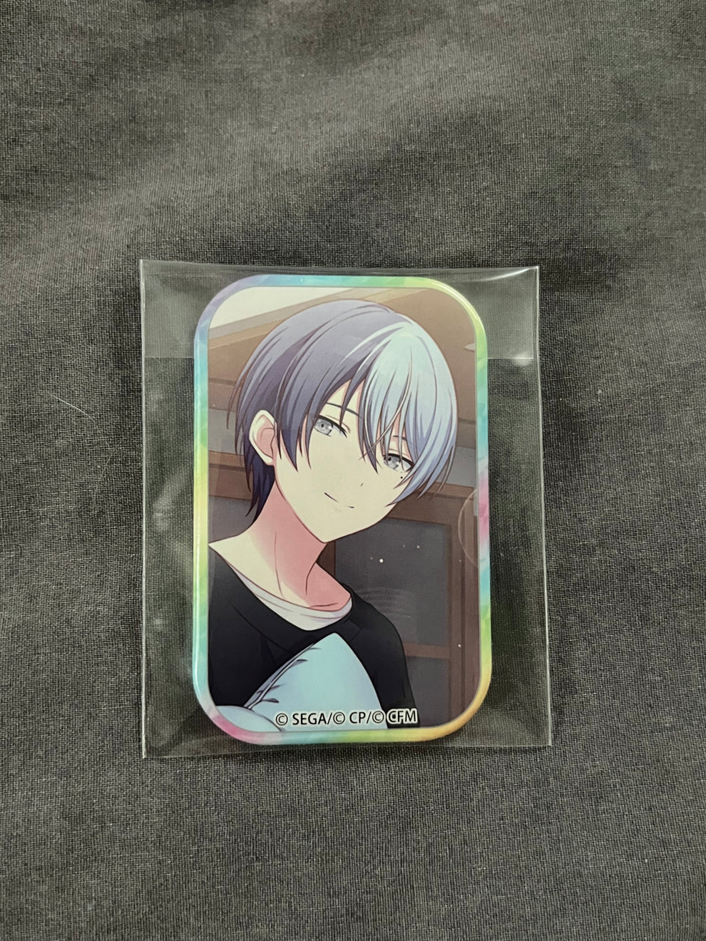 Project Sekai - Toya Aoyagi "Never Give Up Cooking!" Square Badge [UNT ...